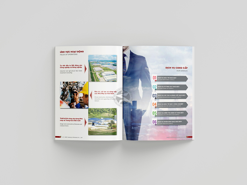 DỰ ÁN THIẾT KẾ PROFILE CÔNG TY MRC - Star Design