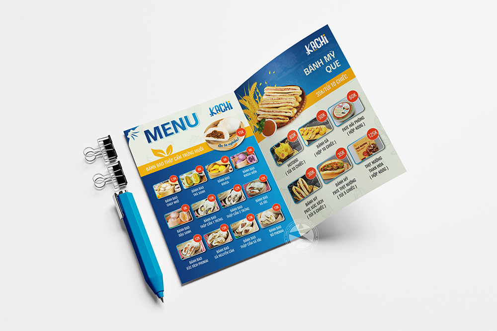 THIẾT KẾ MENU KACHI FOOD - Star Design