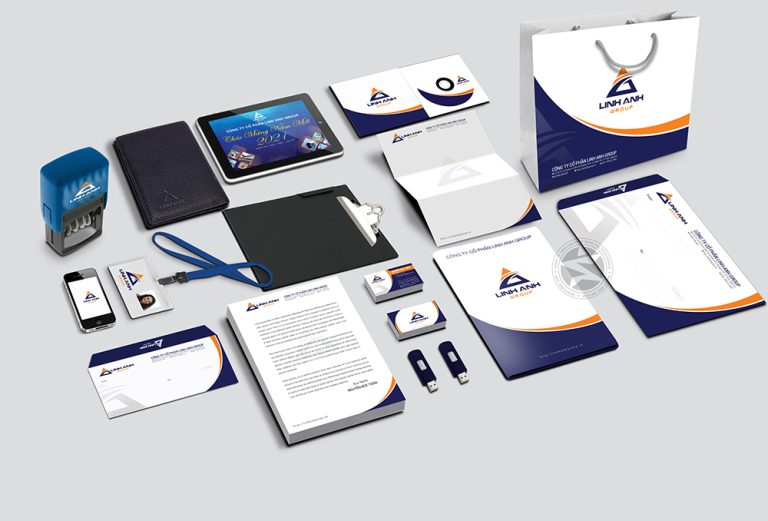 THIẾT KẾ LOGO - NHẬN DIỆN THƯƠNG HIỆU LINH ANH GROUP - Star Design