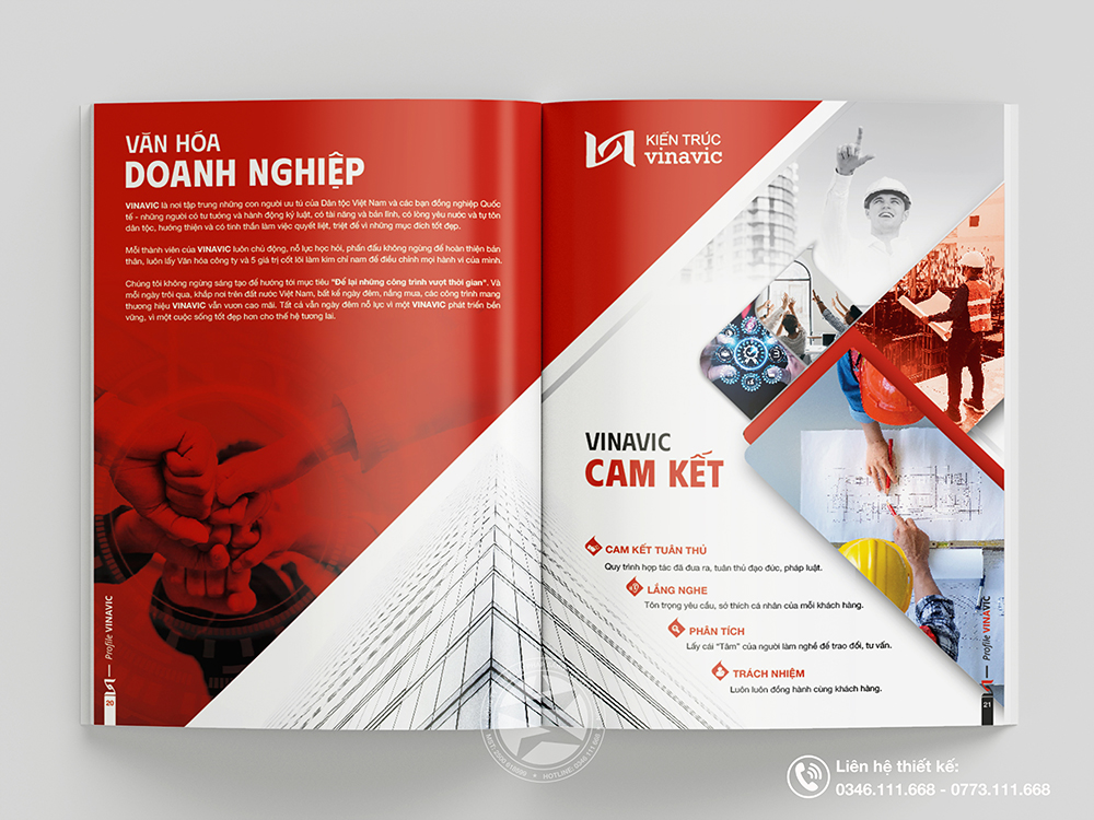 THIẾT KẾ PROFILE CÔNG TY CỔ PHẨN KIẾN TRÚC VINAVIC VIỆT NAM - Star Design